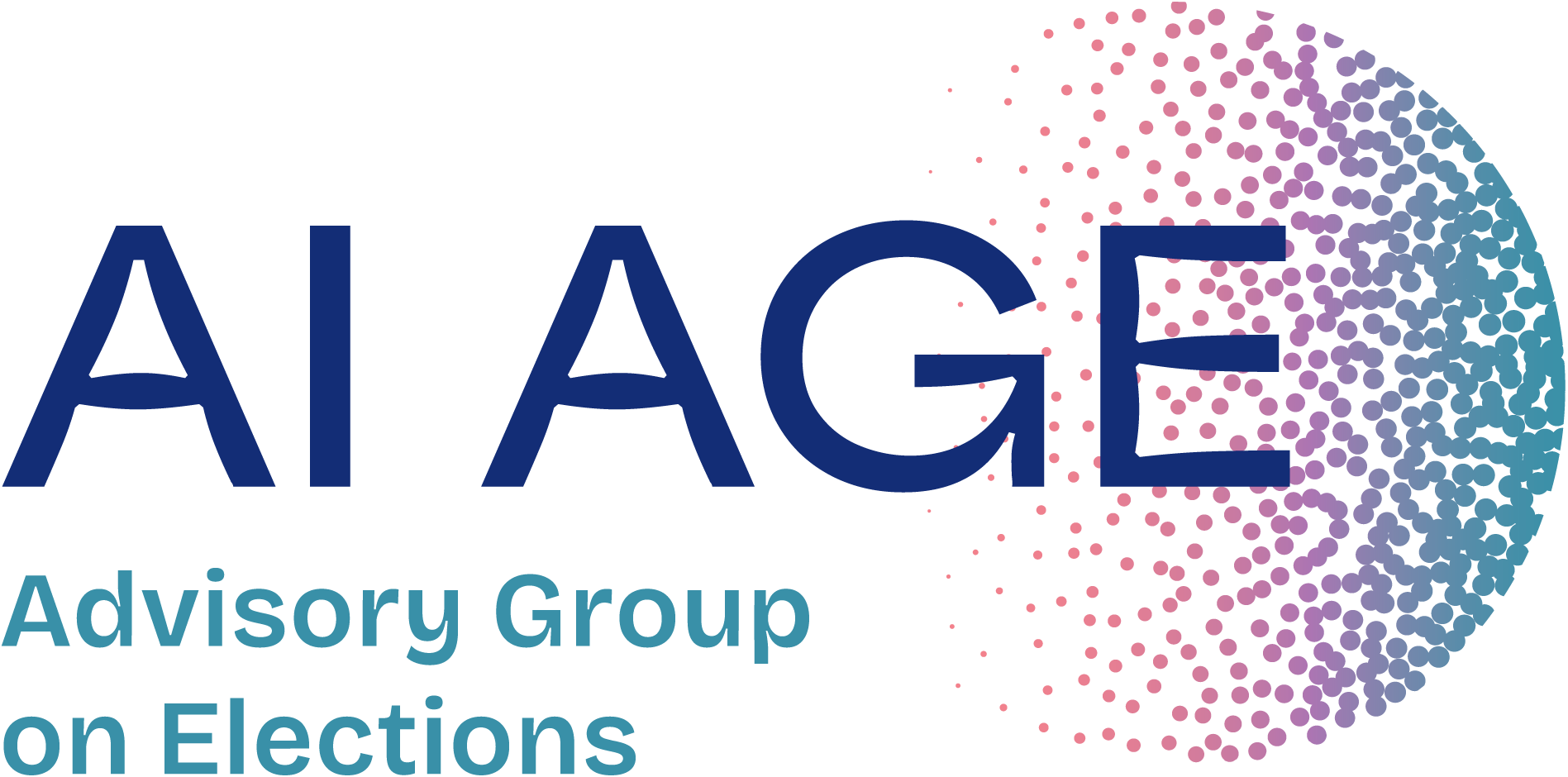 Logo for AI AGE: the AI Advisory Group on Elections